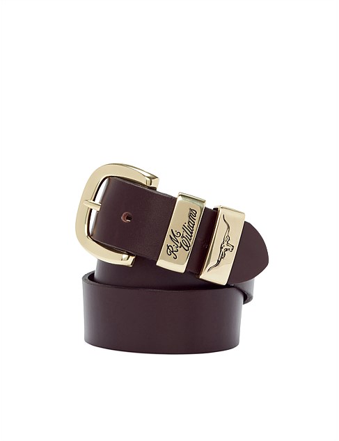 R.m. Williams 1 1/2 Inch 3 Piece Solid Hide Belt | David Jones