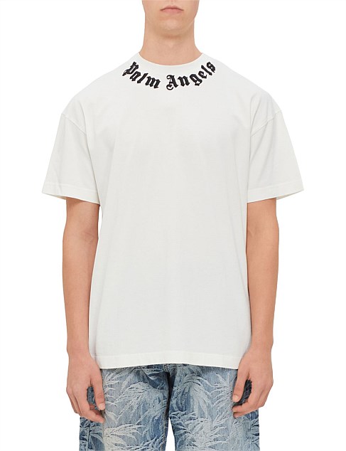 Palm Angels Neck Logo T-shirt | David Jones