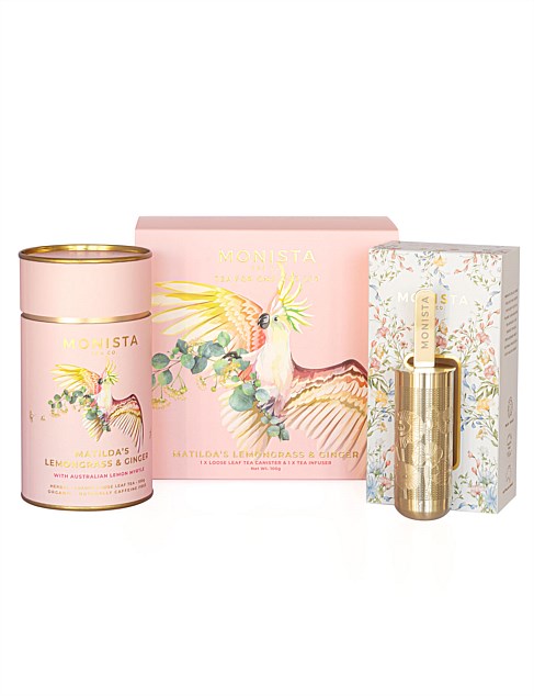 Monista Tea Matilda's Lemongrass & Ginger Tea 1 Gift Set | David Jones