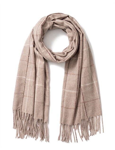 The Two Mrs Grenvilles Classic Check Scarf | David Jones
