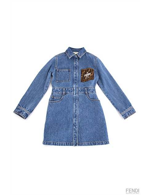 Fendi Abito Washed Denim (4y_14y) | David Jones