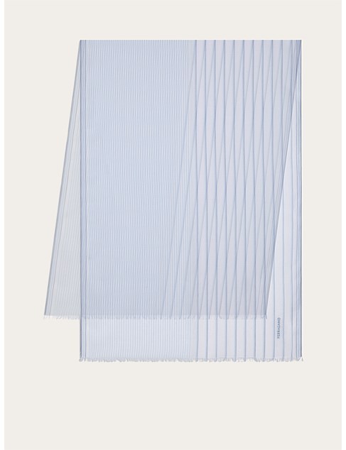 Ferragamo Jacquard Striped Stole | David Jones