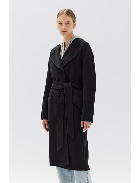 Assembly Label Sadie Single Breasted Wool Coat | David Jones