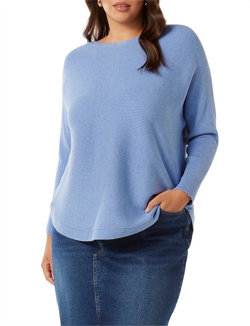Forever New Gabbie Curve Essential Knit Top | David Jones