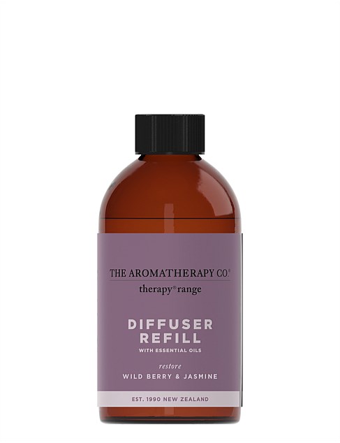 The Aromatherapy Co. Therapy Restore Wild Berry & Jasmine Reed Diffuser Refill 250ml | David Jones