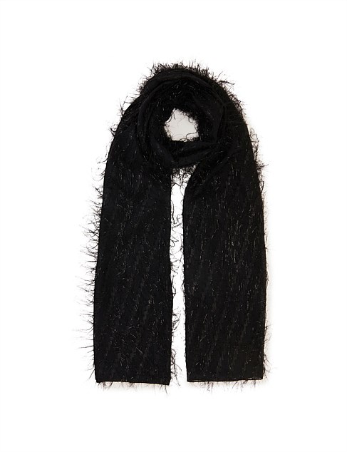 Milana Faux Feather Look Evening Scarf | David Jones