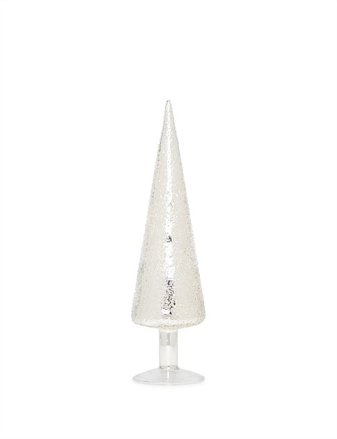 David Jones 33cm Small Silver Glass Tree | David Jones