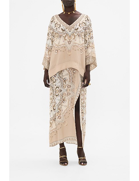 Camilla Overlay Kaftan With Split Front | David Jones