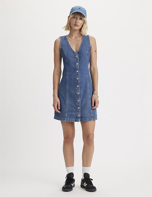 Levi's Thora Denim Mini Dress | David Jones