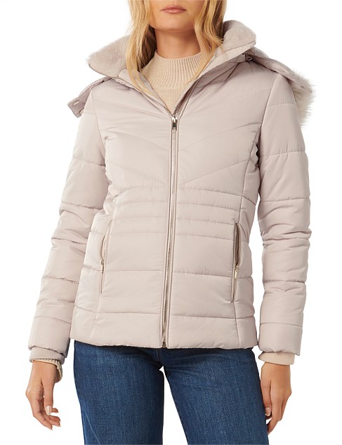 Forever New Mimi Short Puffer Jacket | David Jones