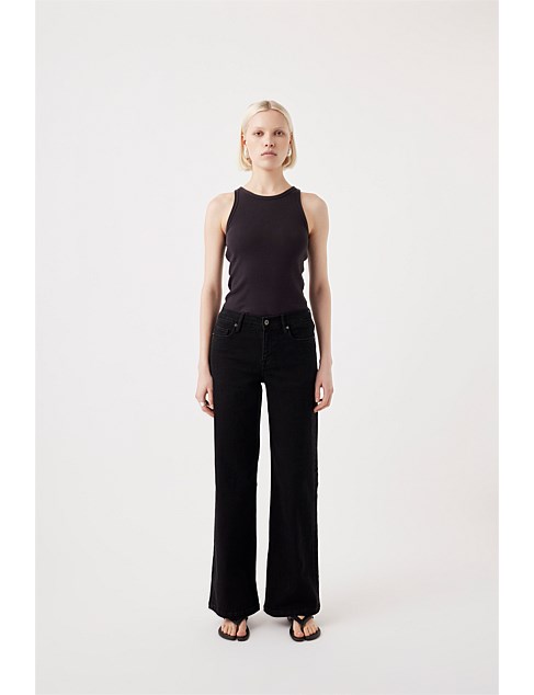 Outland Denim Mia Mid Wide Leg Jean | David Jones