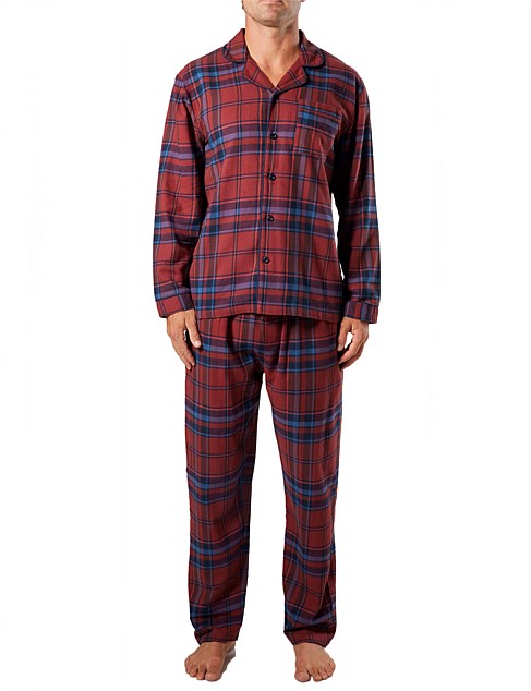 David Jones Jewel Check Flannel Pj Set | David Jones