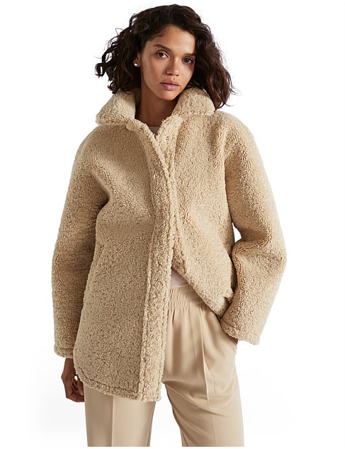 Seed Heritage Teddy Shacket | David Jones