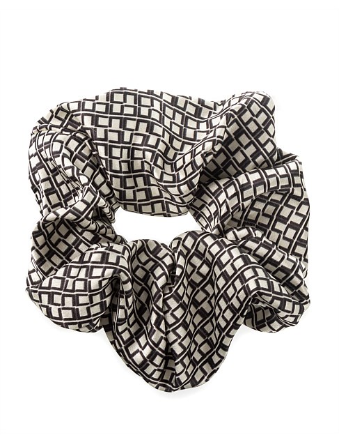 Gregory Ladner Square Print Scrunchie | David Jones