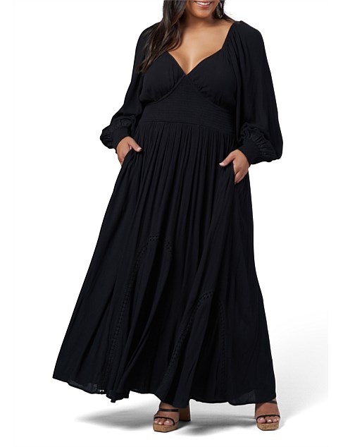 Curve Project the Poetic Gypsy -Rock Steady Maxi Dress | David Jones