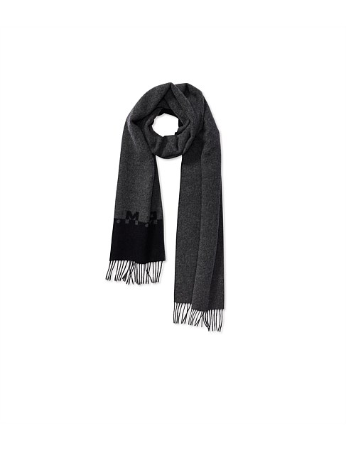 R.m. Williams R.m.w Logo Jacquard Scarf | David Jones