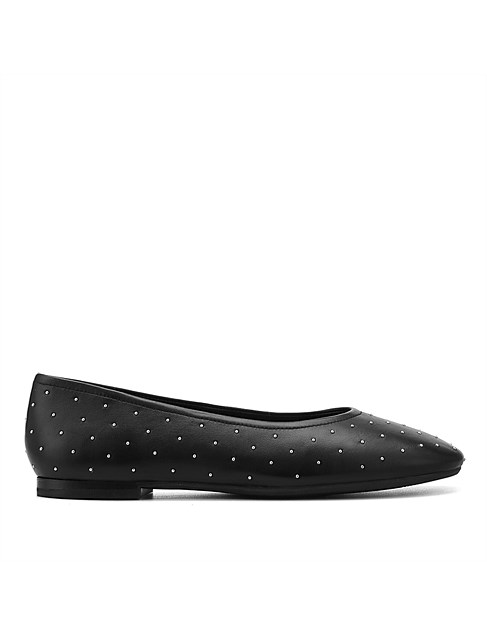 Wittner Amadi Black Leather Ballet Flat | David Jones
