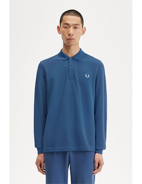 Fred Perry Long Sleeve Plain Fred Perry Shirt | David Jones