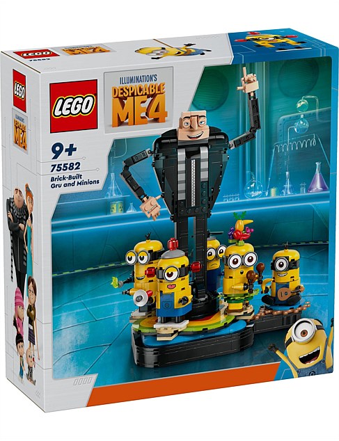Lego Lego Despicable Me Brick-built Gru and Minions 75582 | David Jones