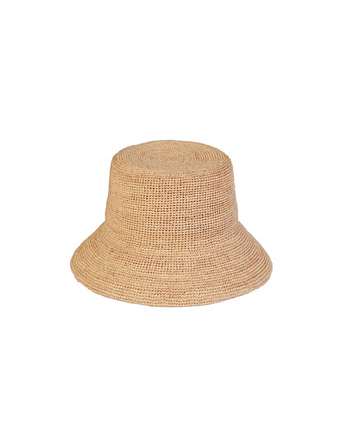 Lack Of Color the Inca Bucket Straw Natural | David Jones