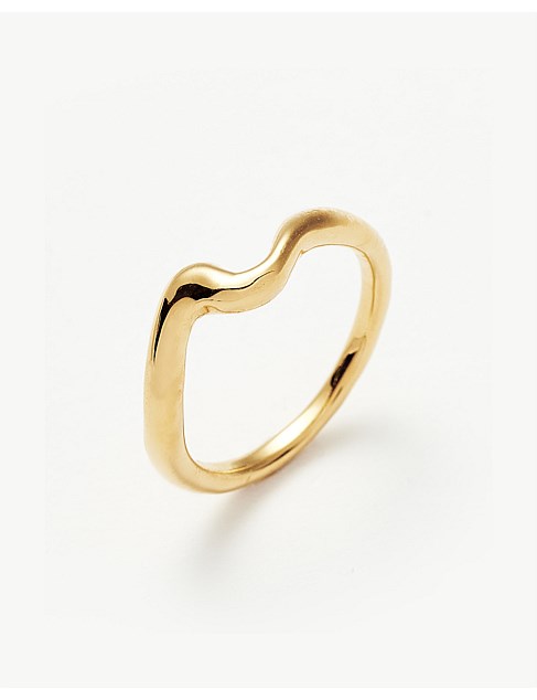 Missoma Molten Wave Stacking Ring | David Jones