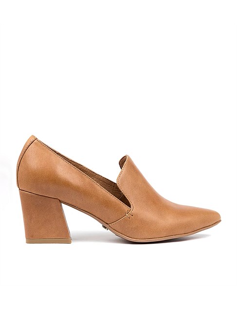Midas Mimics Tan Leather Heels | David Jones