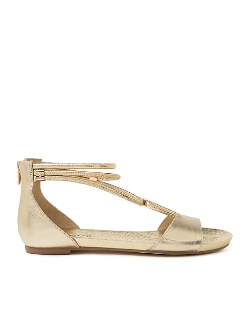 Midas Juno Pale Gold Leather | David Jones