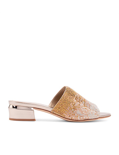 Django & Juliette Tamarin Champagne Multi Mules | David Jones