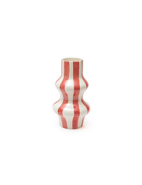 The Conran Shop Escapism Stripe Vase Apricot H38cm | David Jones