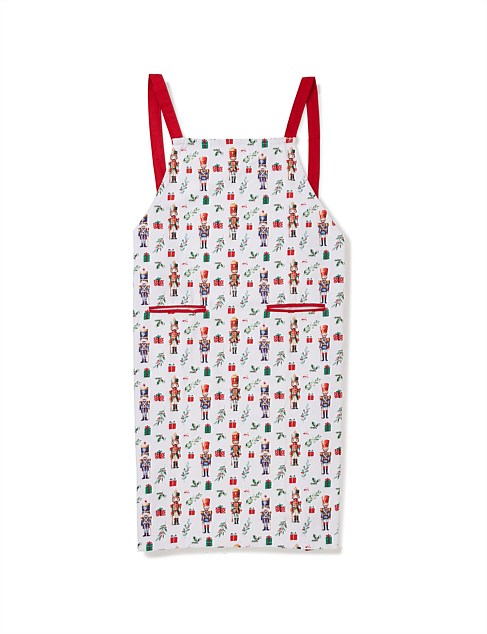 David Jones Nutcracker Cotton Apron Printed | David Jones