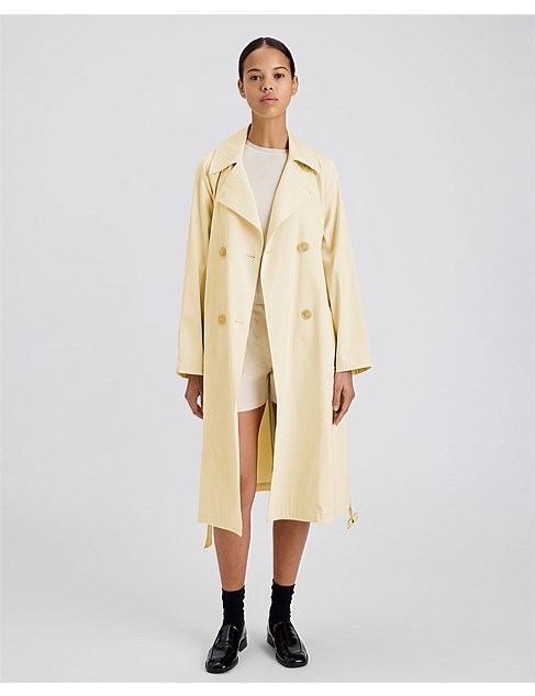 Solid & Striped the Monique Coat -Ecru | David Jones