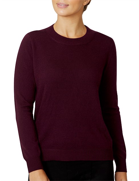 Anthea Crawford Verna Berry Knit Sweater | David Jones