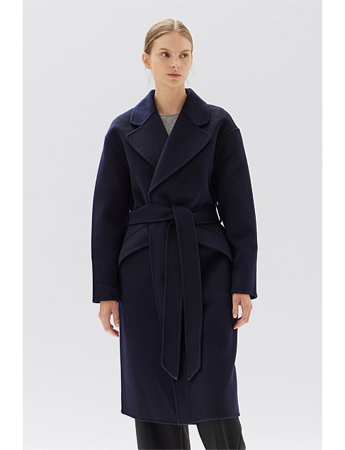 Assembly Label Sadie Single Breasted Wool Coat | David Jones