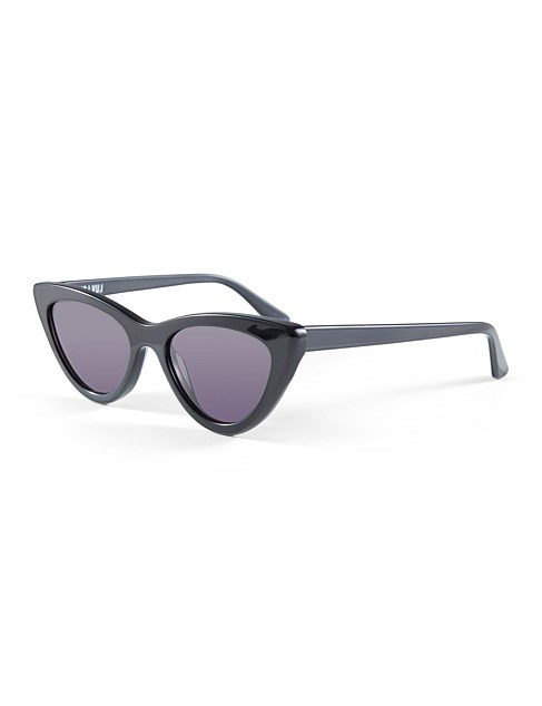 Luv Lou the Leui Black Cat-eye Sunglasses | David Jones