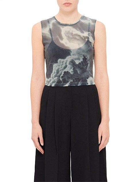 Alexander Wang Cropped Crewneck Tank | David Jones