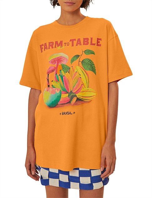 Farm Rio Farm To Table Relaxed T-shirt | David Jones