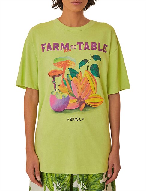 Farm Rio Farm To Table Relaxed T-shirt | David Jones