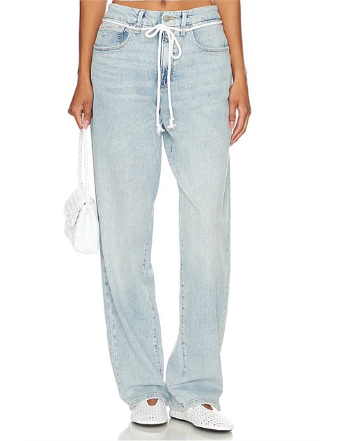 Good American Good 90s Loose Drawstring Belt | David Jones