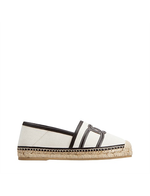 Tod's Kate Slip-ons In Canvas and Leather | David Jones