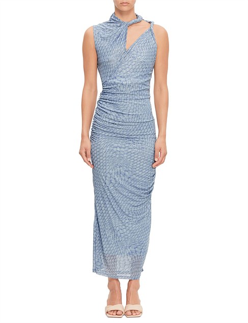 Misha Efi Print Mesh Midi Dress | David Jones