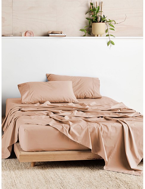 Linen House Sb Sheet Set Vienna Clay | David Jones