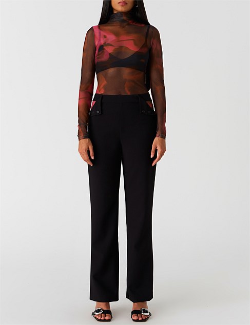 Misha Sandra Mesh Top | David Jones