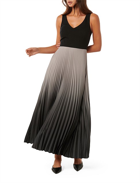 Forever New Ornella Two-in-one Pleated Midi Dress | David Jones
