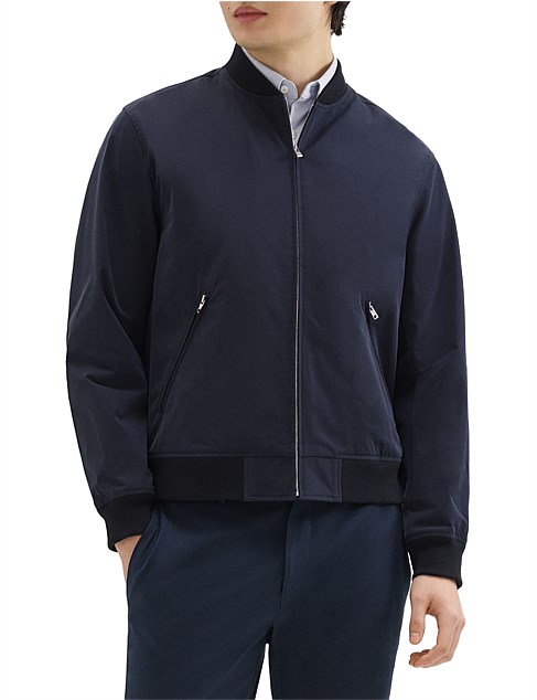Theory Tailored Foundation Twill Bomber Jacket | David Jones