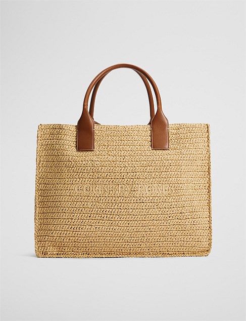 Country Road Large Straw Shopper | David Jones