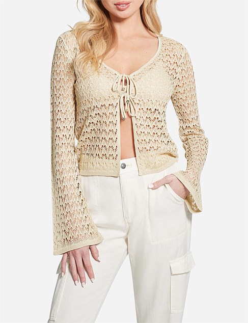 Guess Clarissa Long Sleeve Cardi | David Jones
