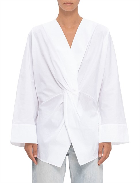 Tove Destry Twist Detail Long Sleeve Top | David Jones