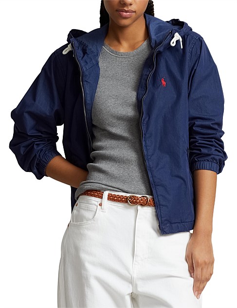 Polo Ralph Lauren Washed Twill Hooded Jacket | David Jones