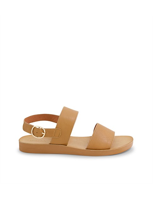 Midas Nieda Tan Leather Sling Back Sandals | David Jones