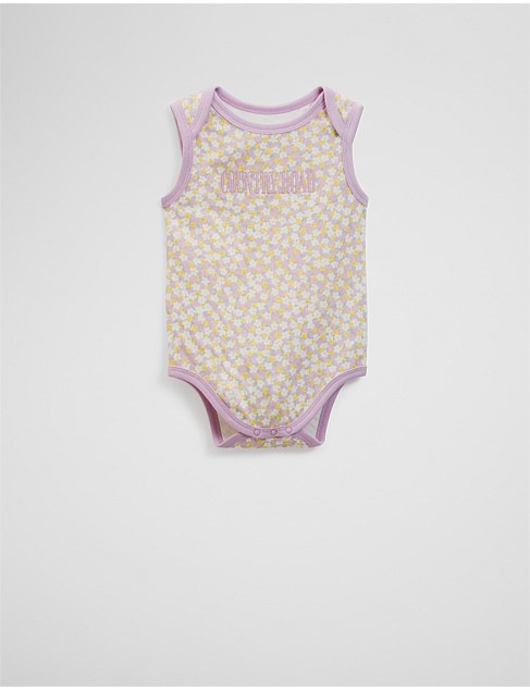 Country Road Organically Grown Cotton Heritage Bodysuit | David Jones